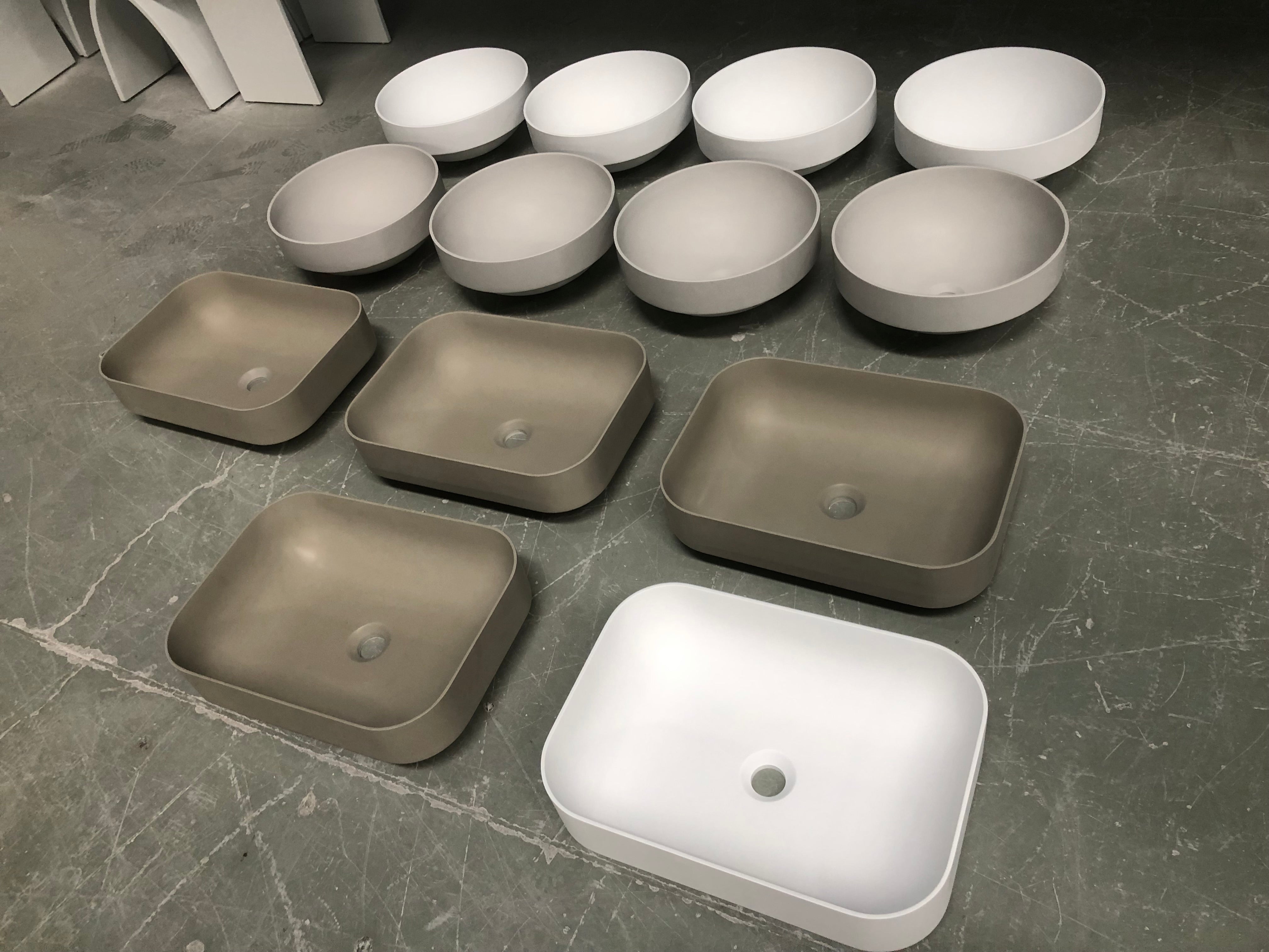 Semi Recessed Basins – Stonebaths