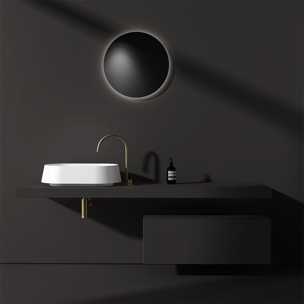 Unique benchtop basin - 595mm - STB80-1 - Various Colours – Stonebaths