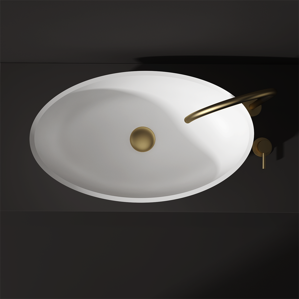 Slimline Curved Feature Basin - 600mm - STB85 T - Various Colours ...