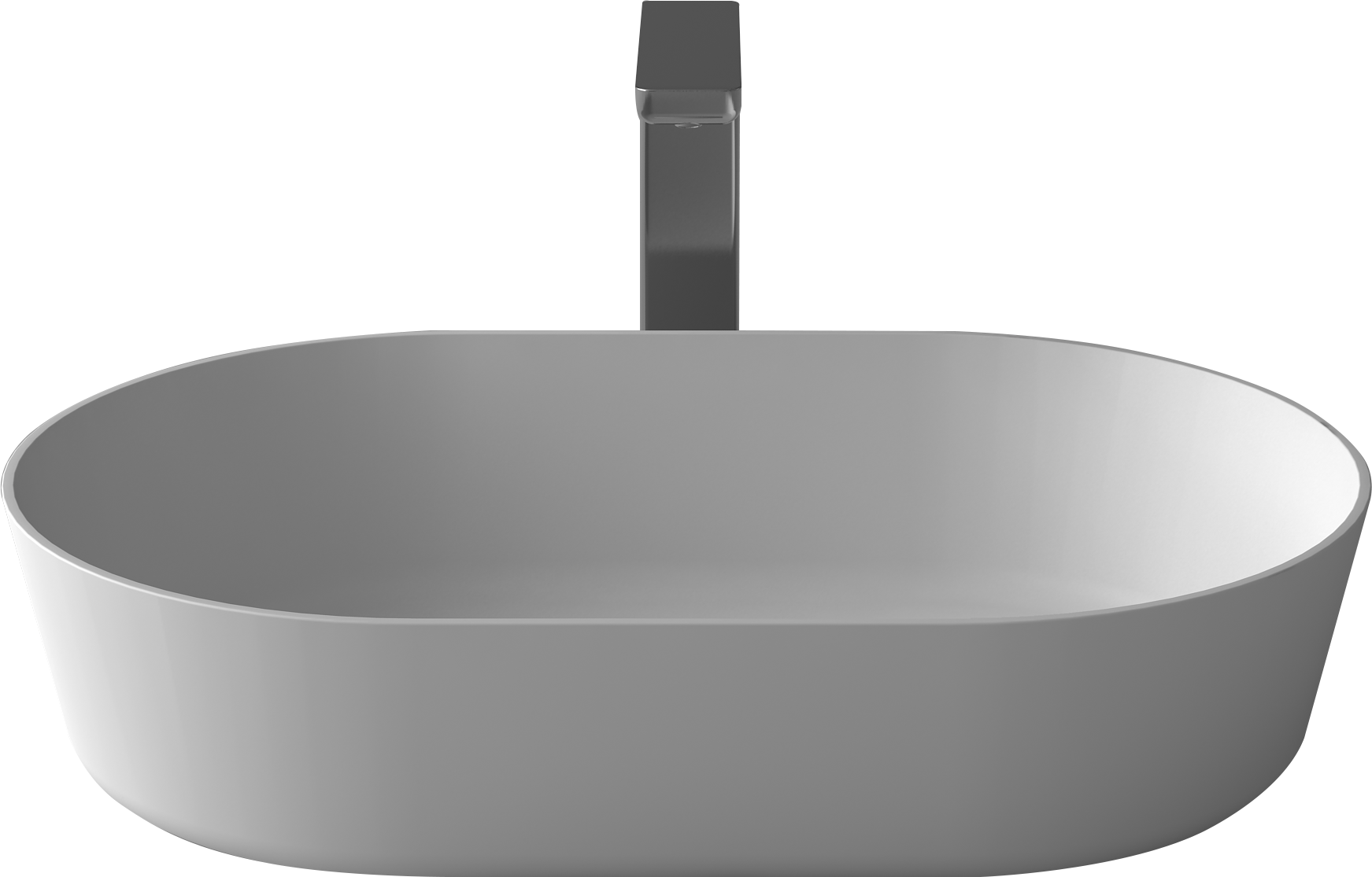 Thin edge oval stone basin 650mm G38541 – Stonebaths