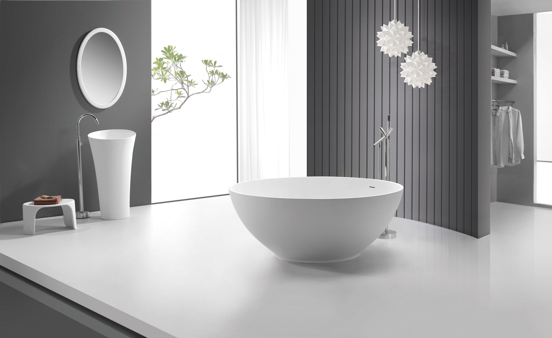 B056 1500mm stone bath – Stonebaths