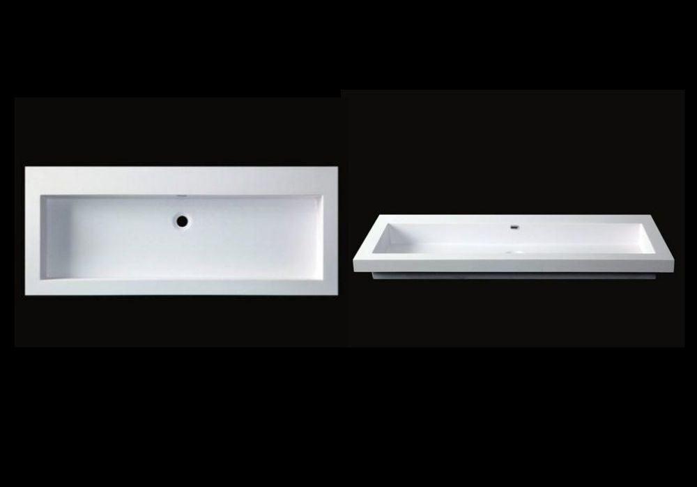 CSB46 Natural Stone Bench Basin 1200mm size – Stonebaths