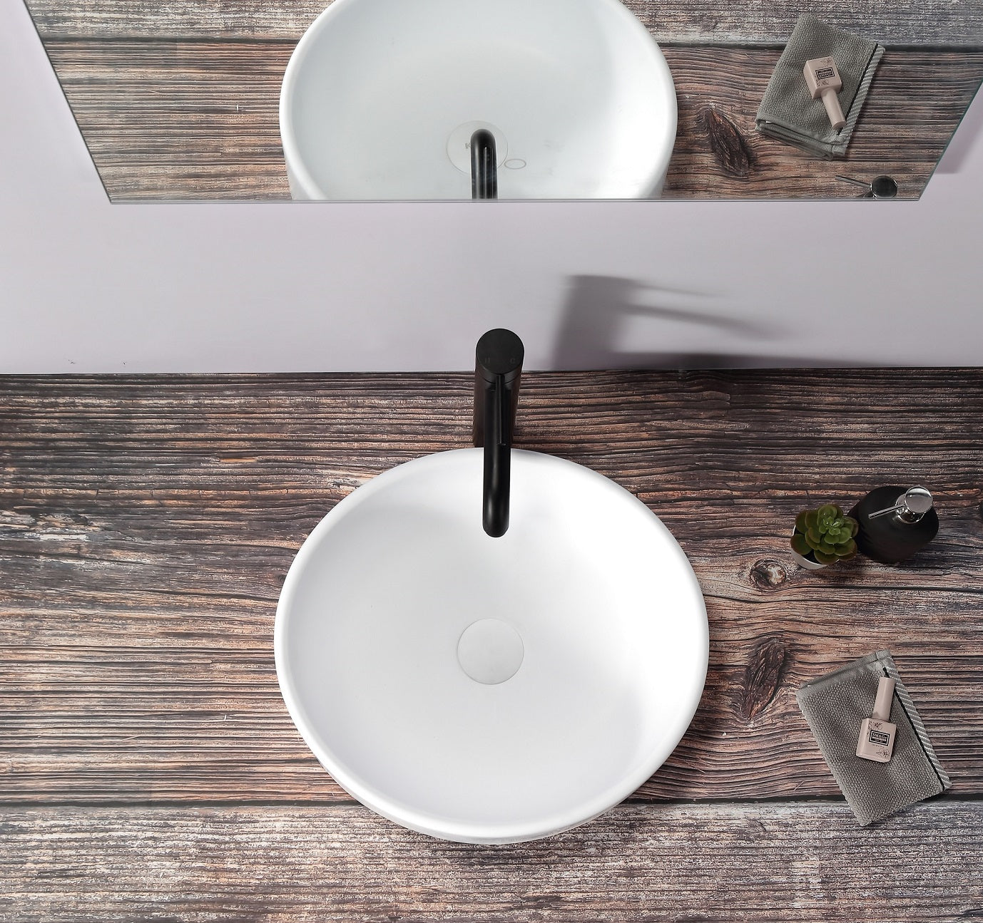 On-trend Round Basin - 435mm - B1110 – Stonebaths