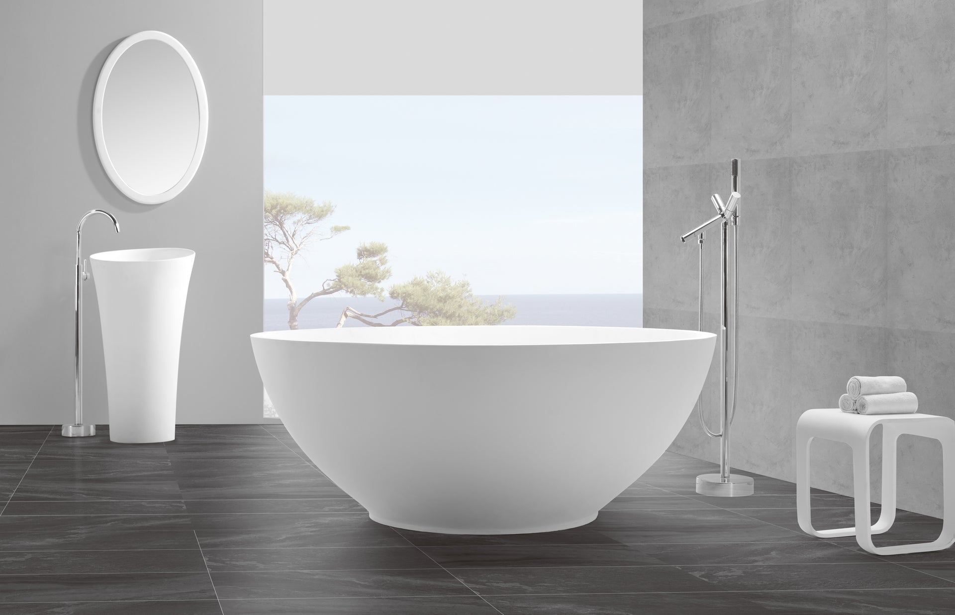 B056 1500mm stone bath – Stonebaths