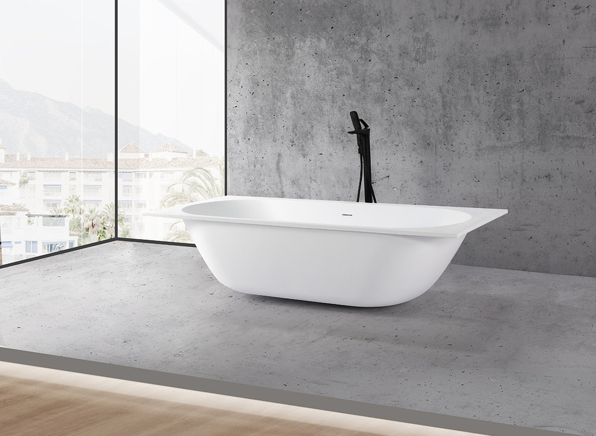 Built-In Stone Bath - 1700mm - B107-1 – Stonebaths