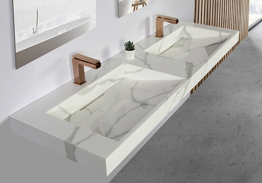 Marble Ramp Basin 1500mm- BUVS1500 – Stonebaths