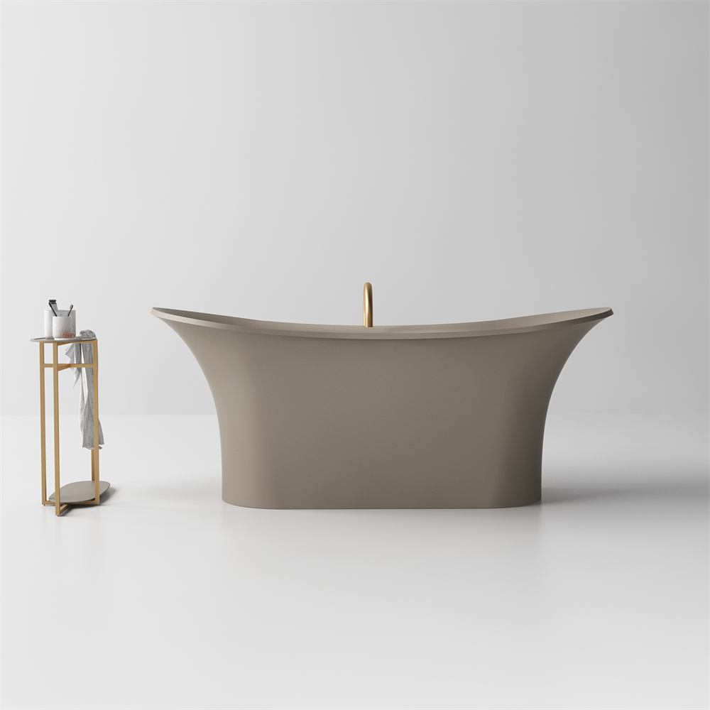 Elle Tulip Shape Slimline Stone Bath - 1700mm - ST21 T 1700 – Stonebaths