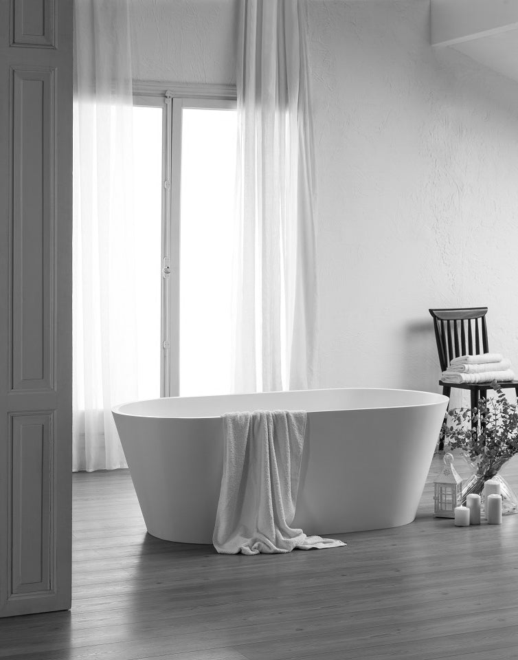 Chloe ST27 1700mm Freestanding stone baths – Stonebaths