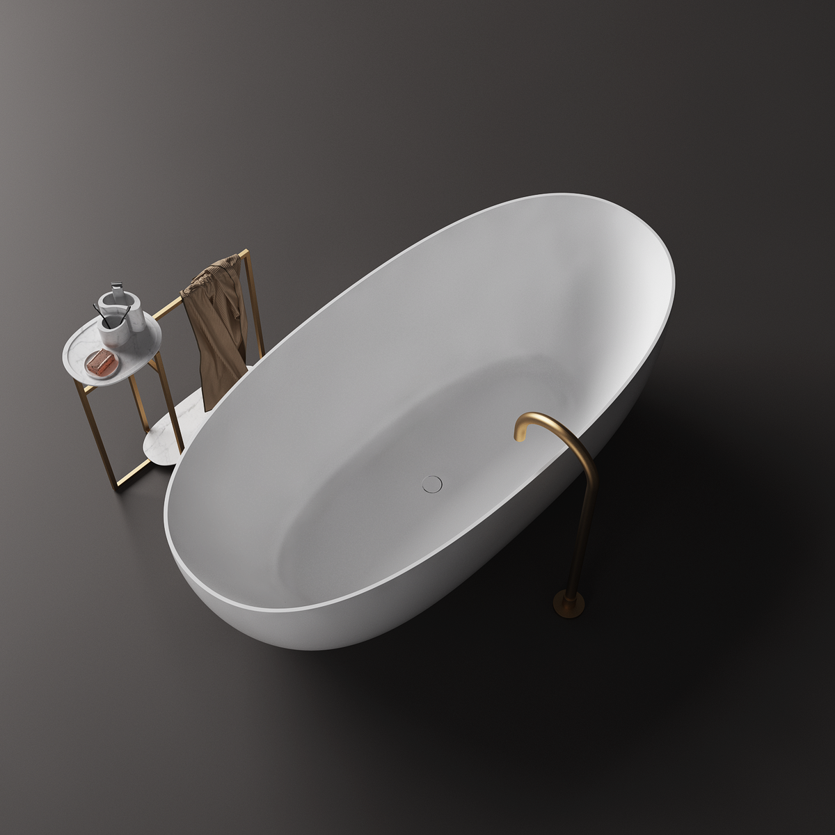 Grace Slimline Compact Freestanding Bath - 1500mm - ST39 1500 T ...