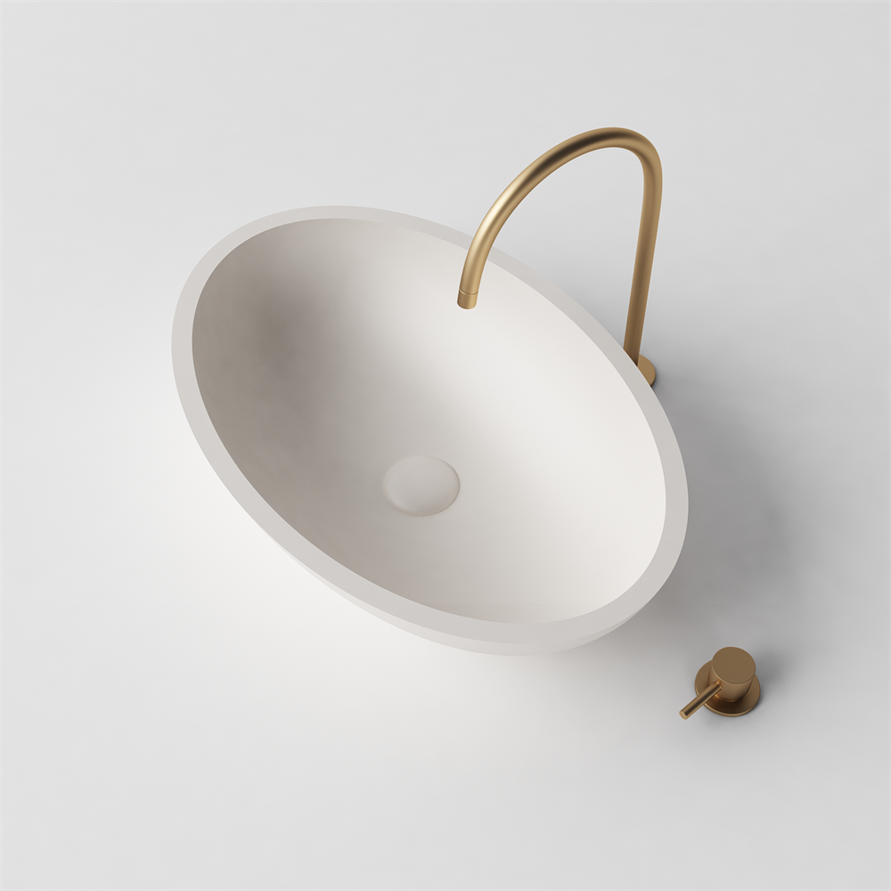 Gigi Benchtop Basin - 605mm - STB26 - Various Colours – Stonebaths