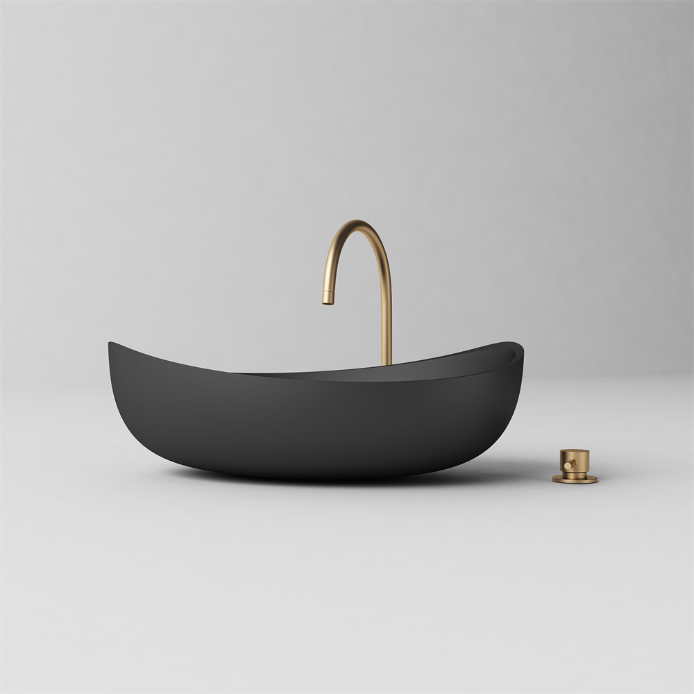 Slimline Curved Feature Basin - 600mm - STB85 T - Various Colours ...