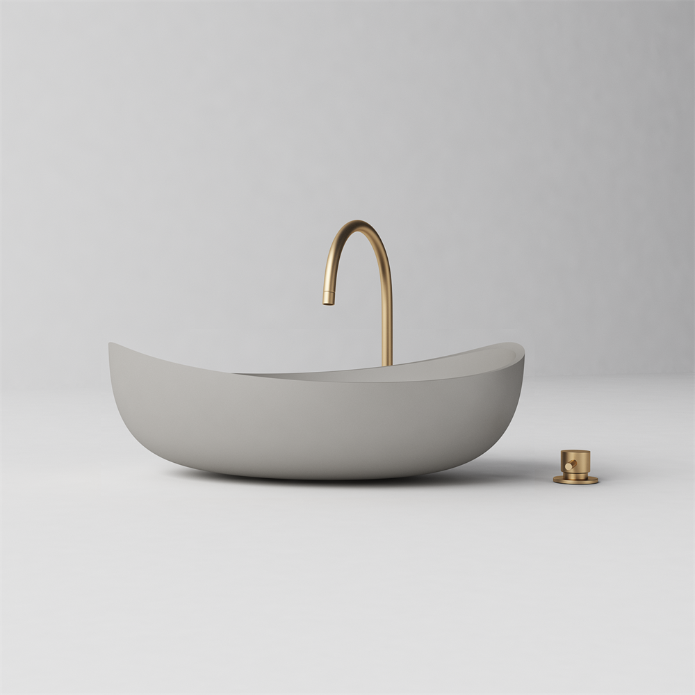 Slimline Curved Feature Basin - 600mm - STB85 T - Various Colours ...