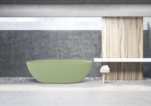 Fresh Green Freestanding Stone Bath - 1700mm - B003-B