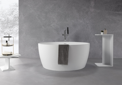 Compact Freestanding Stone Bath - 1200mm - B002-B