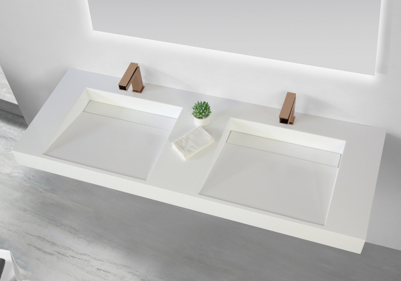 Ramp basin double 1524mm wall hung B5060-D